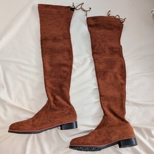 Kaitlyn Pan | Shoes | Kaitlyn Pan Paisley Slim Fit Over The Knee Flat ...